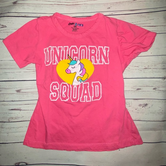 just 2 cute | Shirts & Tops | Unicorn Squad Tshirt | Poshmark